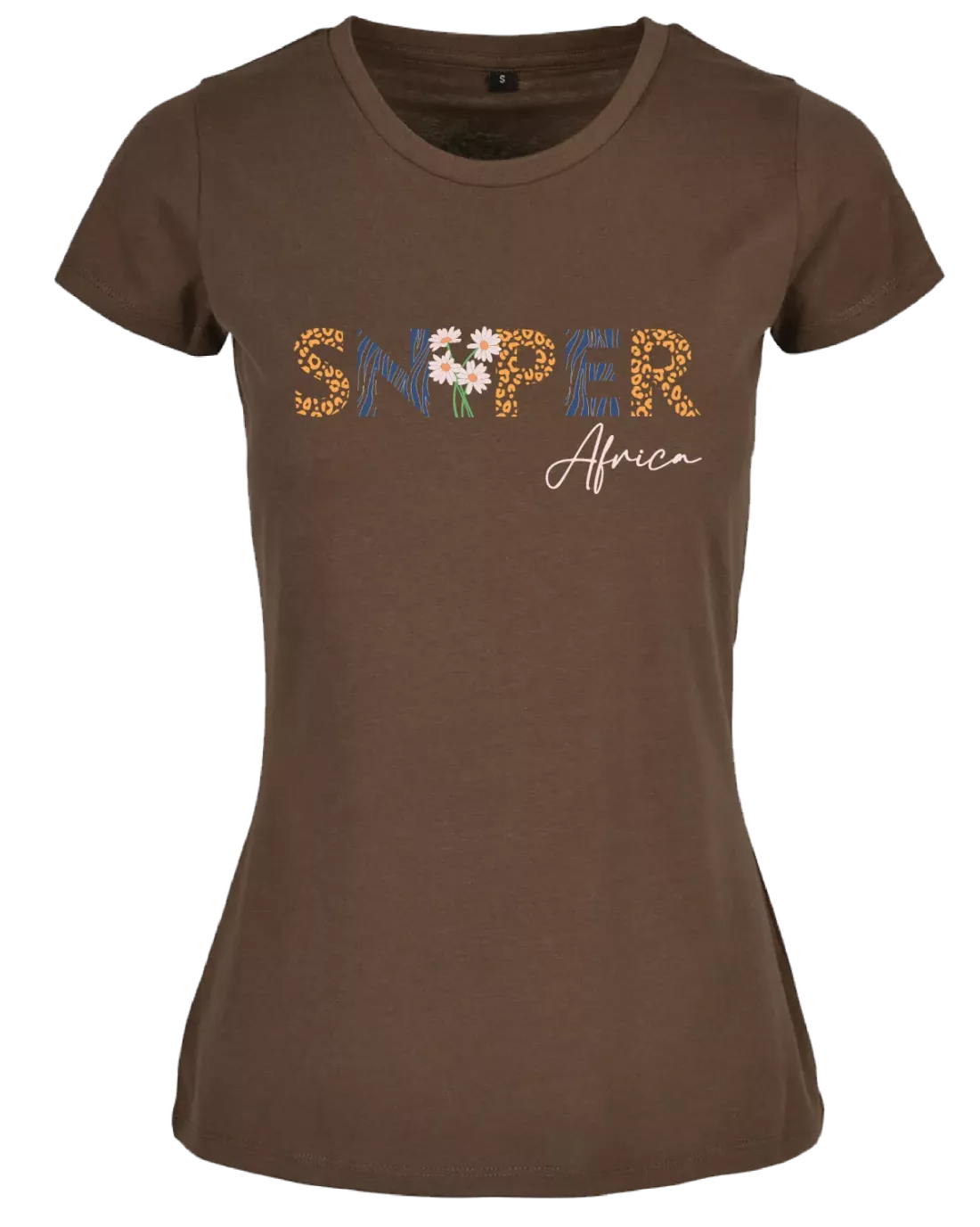ZZZ Sniper Africa ladies flower t-shirt - Cayote – Bushveld Camo ...